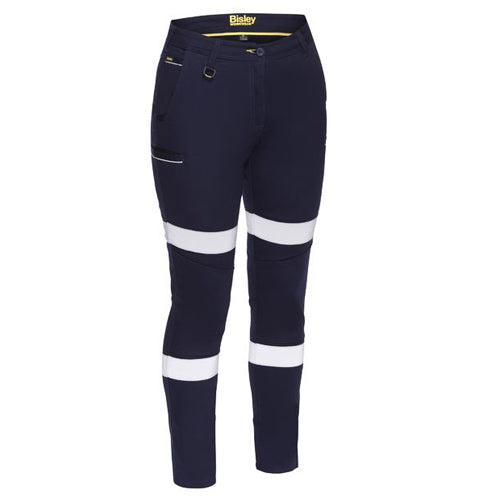 Bisley Ladies Taped Mid Rise Stretch Pant BPL6015T – Worklocker Orange