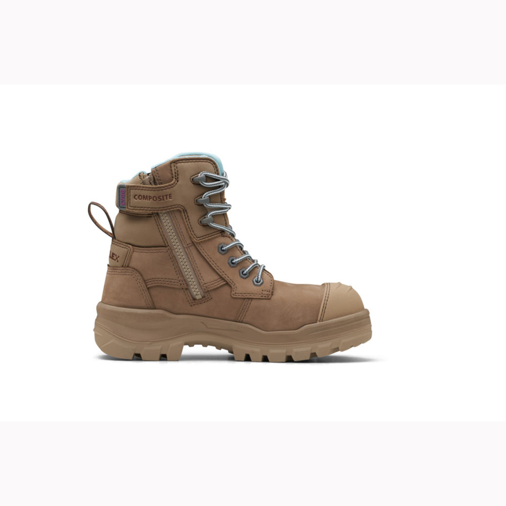 Blundstone Ladies Rotoflex High Zipsider Composite Safety Boot 8863 ...